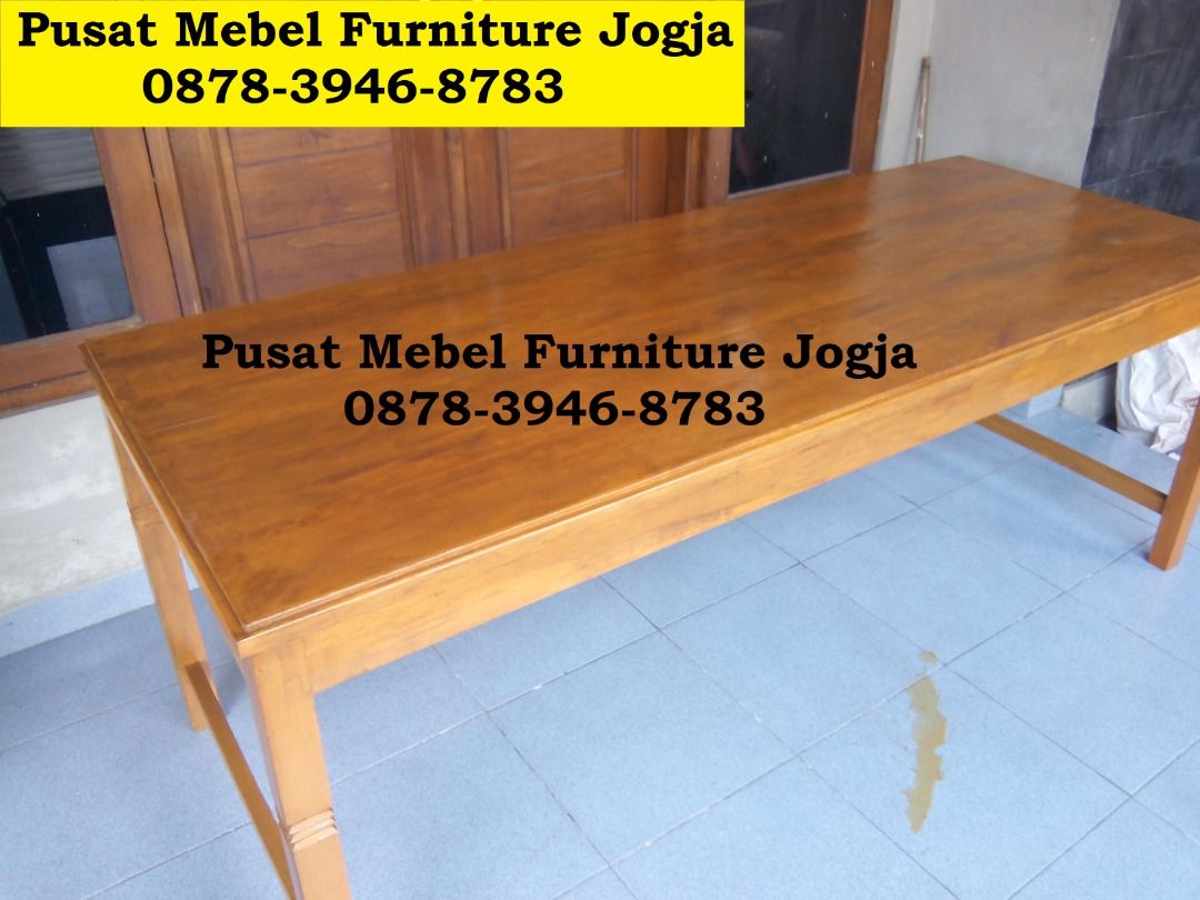 Meja Kerja Rapat Meeting Kantor Produksi Pabrik Industri Tinggi Panjang ...