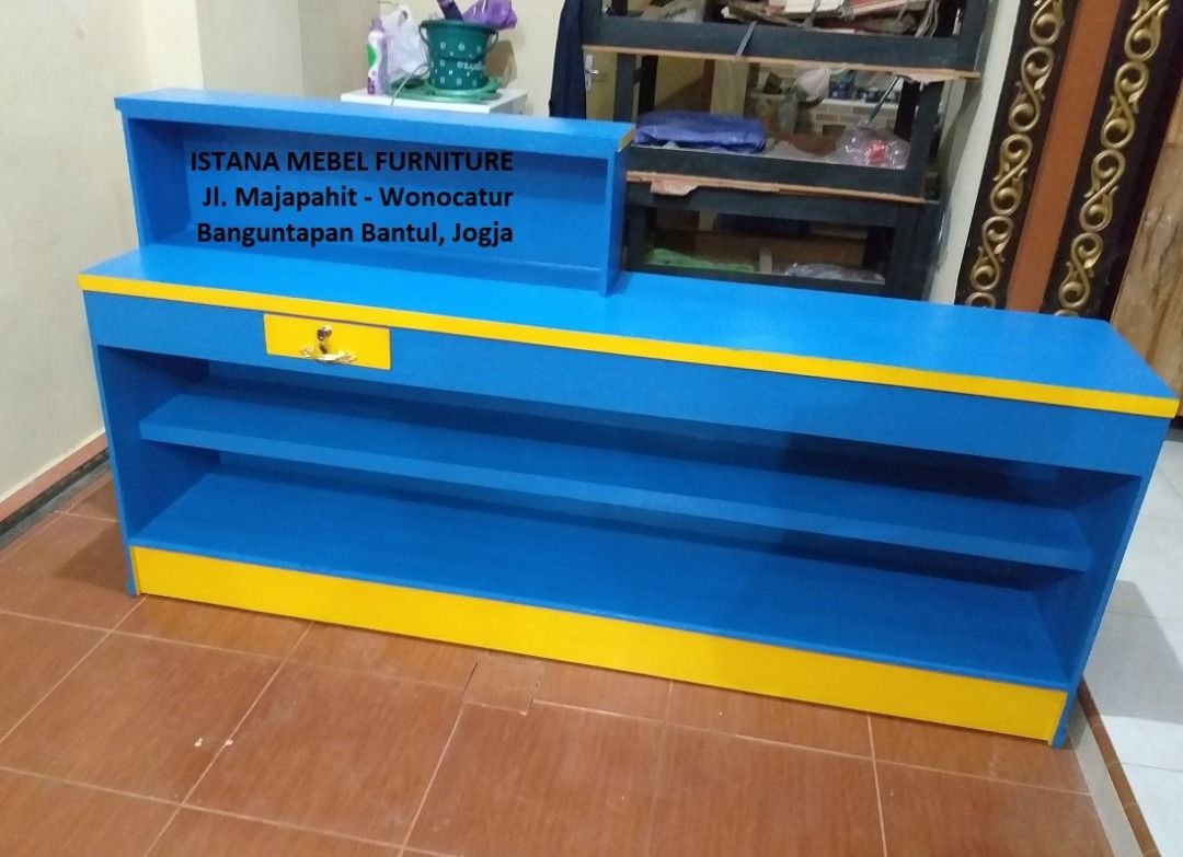 Meja Lobbi Lobi Loby Lobby Resepsionis Receptionist Panjang 2 Meter ...