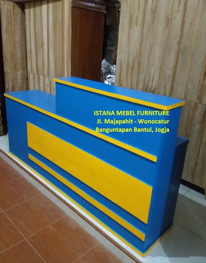 Meja Lobbi Lobi Loby Lobby Resepsionis Receptionist Panjang 2 Meter ...
