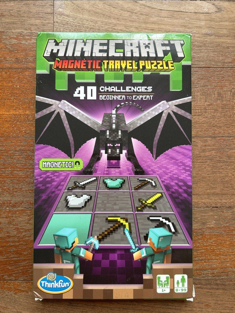 Minecraft Magnetic puzzle, Hobbies & Toys, Toys & Games on Carousell
