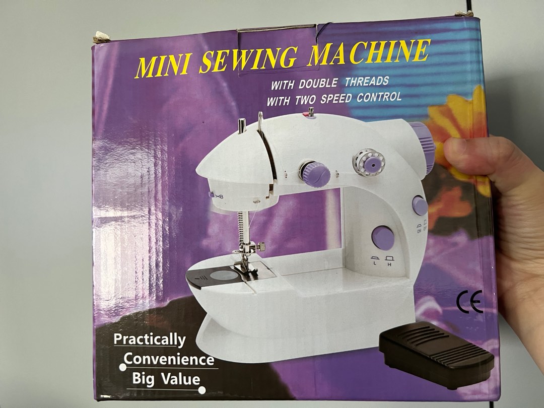 Mini Sewing Machine with foot paddle., TV & Home Appliances, Other Home ...