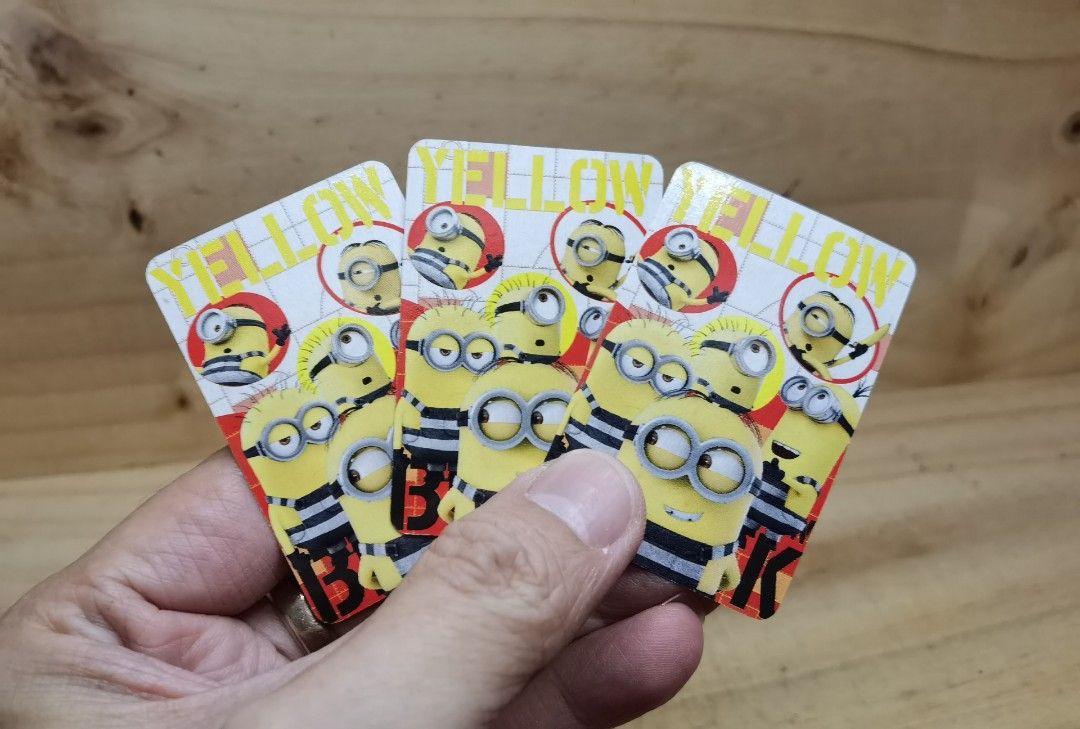 Minions Mini Playing Cards collection - Yellow, Hobbies & Toys, Toys ...