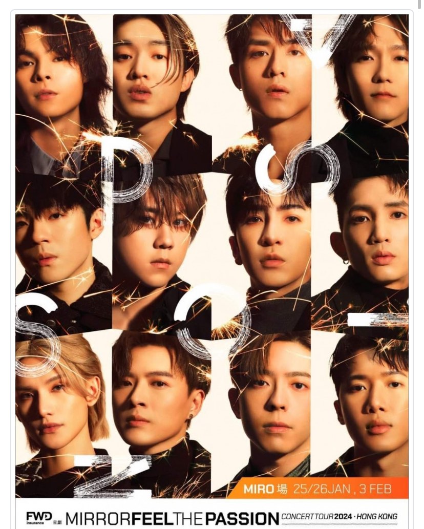 原價 Mirror Feel The Passion Concert Tour 2024 24 1 2024 1080 2連 門票