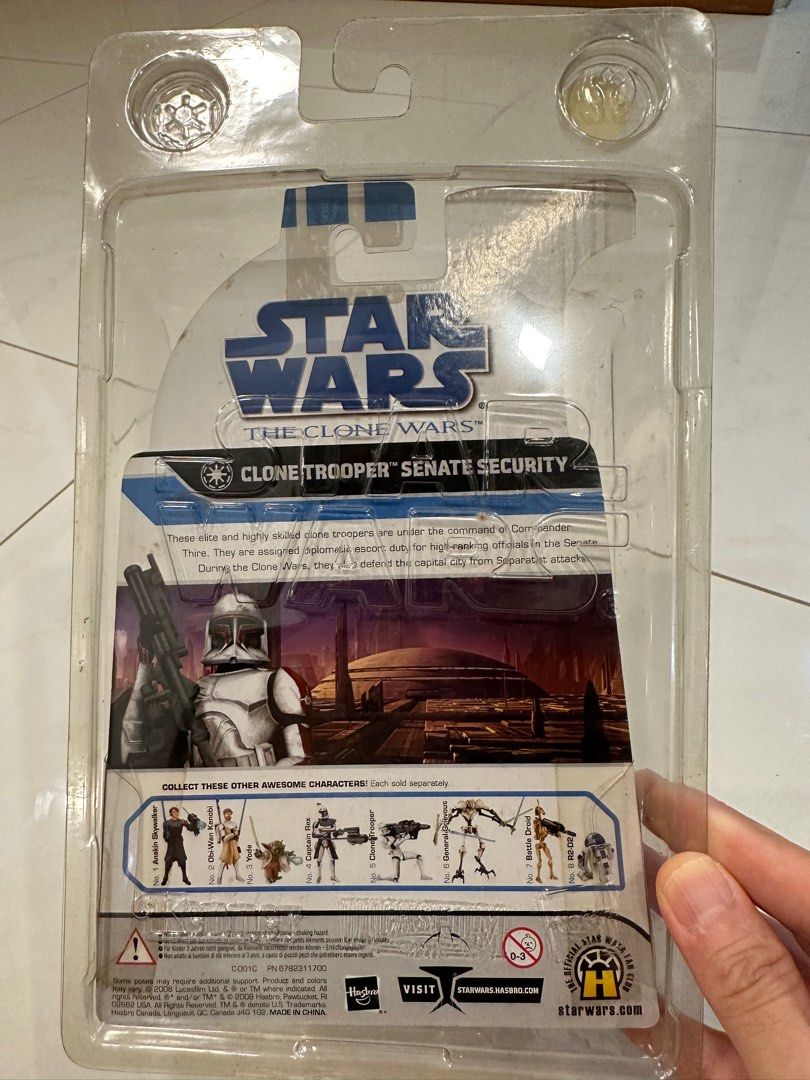 MISB SDCC Exclusive Star Wars The Clone Wars Clone Trooper Senate ...