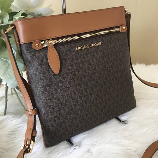 MK File Crossbody Bag, Luxury, Bags & Wallets on Carousell