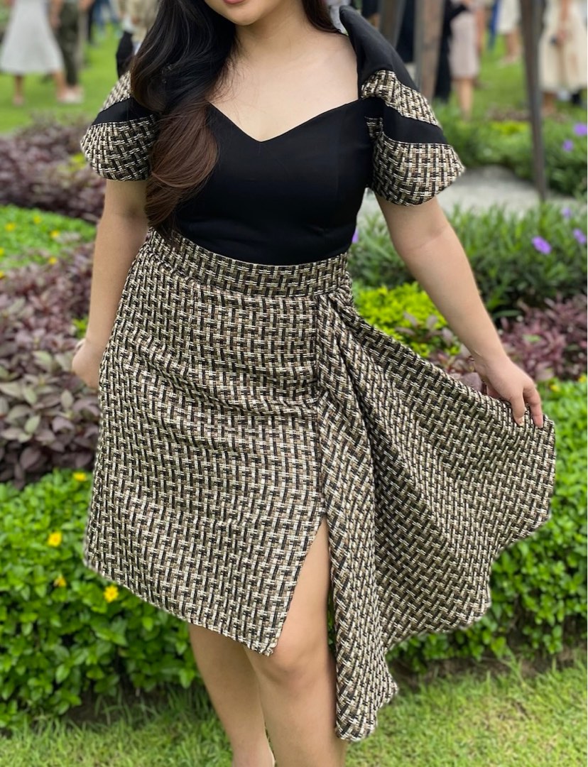 Modern Filipiniana Coords, Women's Fashion, Dresses & Sets, Traditional & Ethnic wear on Carousell