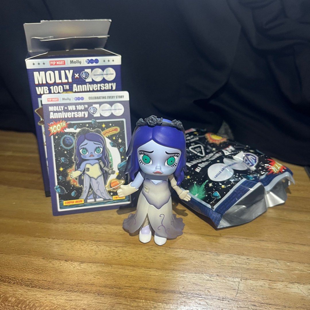 Molly x WB 100th Anniversary Popmart (corps bride), Hobbies & Toys ...