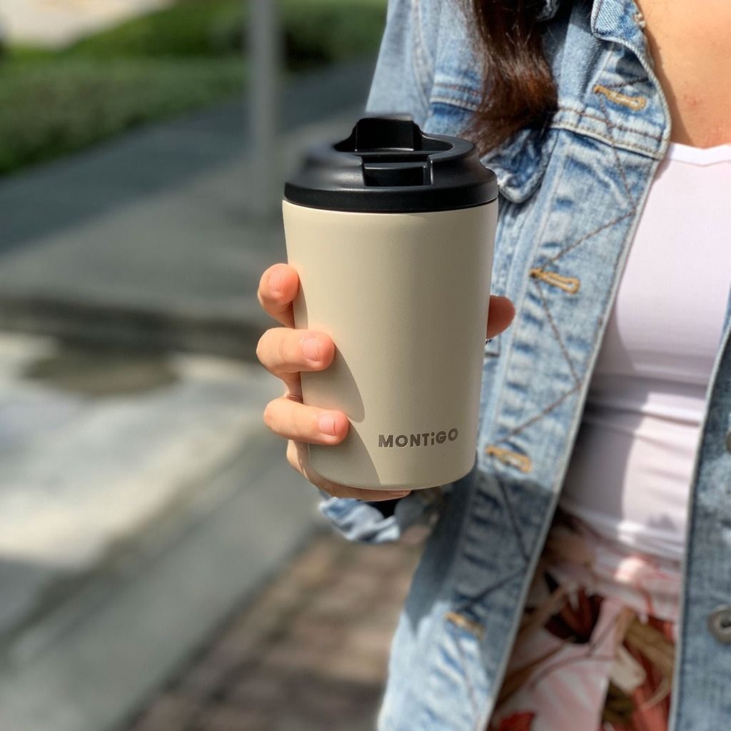 Montigo Sense Coffee Cup Stone Grey, TV & Home Appliances, Kitchen ...