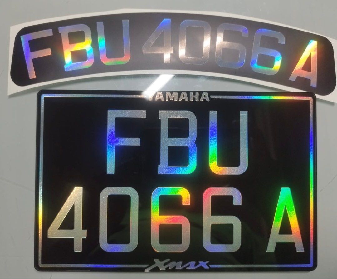 Motorcycle Number Plate (LTA Compliant), Motorcycles, Motorcycle ...