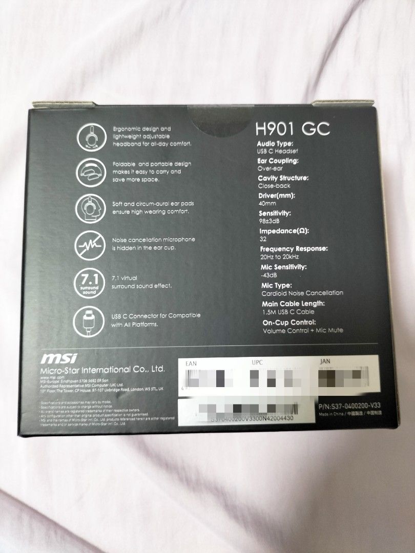 MSI H901 Headset, Audio, Earphones on Carousell