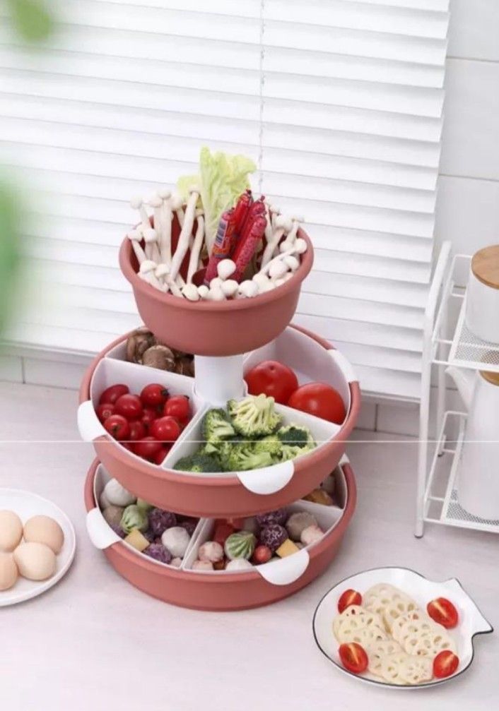 Multi Level Food Organiser Platter, Furniture & Home Living ...