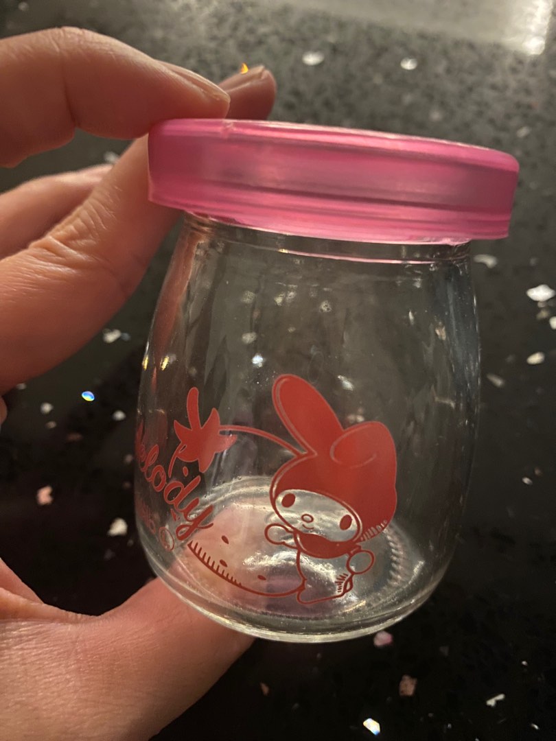 My melody small glass jar, Hobbies & Toys, Collectibles & Memorabilia ...