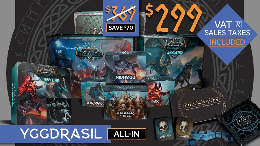 Mythic Battle: Ragnarok Yggdrasil All in Pledge $500, Hobbies & Toys ...