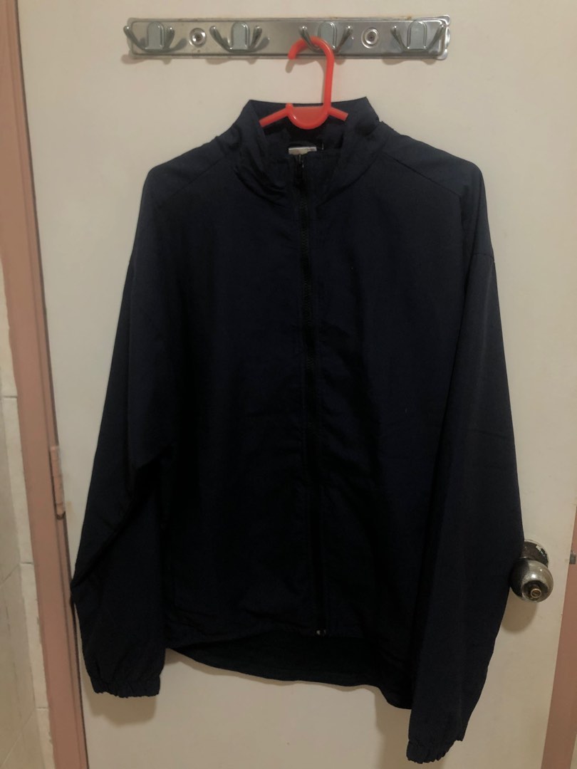 Navy Blue/Biru Pekat Outerwear Jacket, Men's Fashion, Activewear on ...