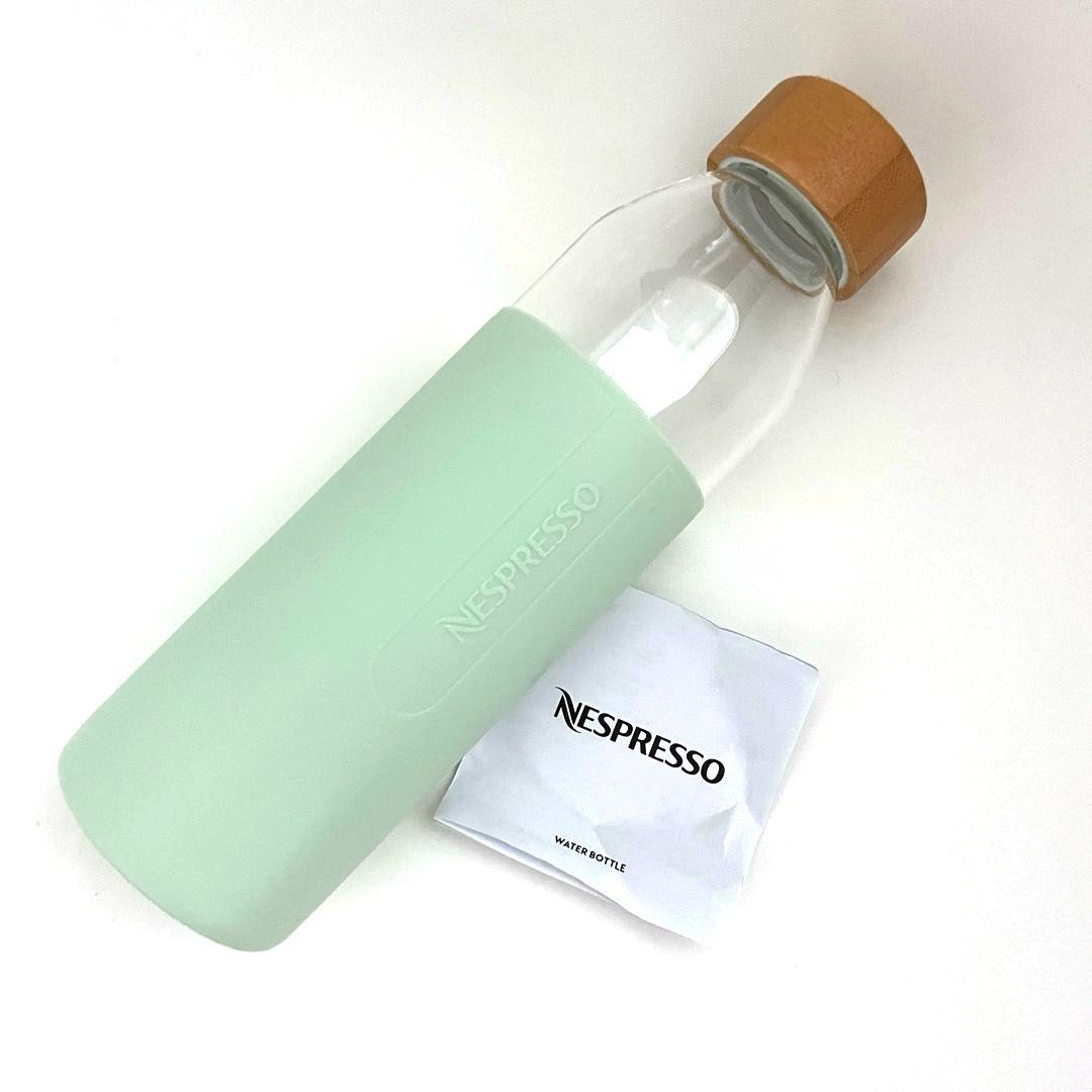 NESPRESSO GLASS WATER BOTTLE, Furniture & Home Living, Kitchenware ...
