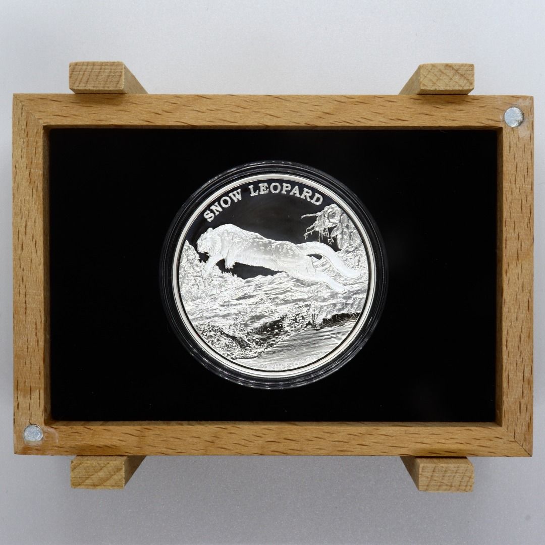 New Zealand Mint Snow Leopard Endangered Species Proof 2016 1oz .999 ...