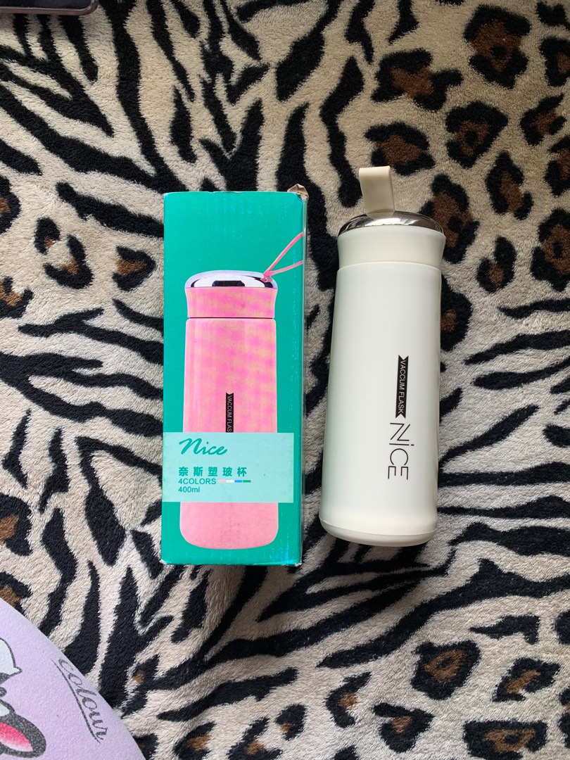 Nice Glass Vacuum Flask Portable Tumbler, Furniture & Home Living ...