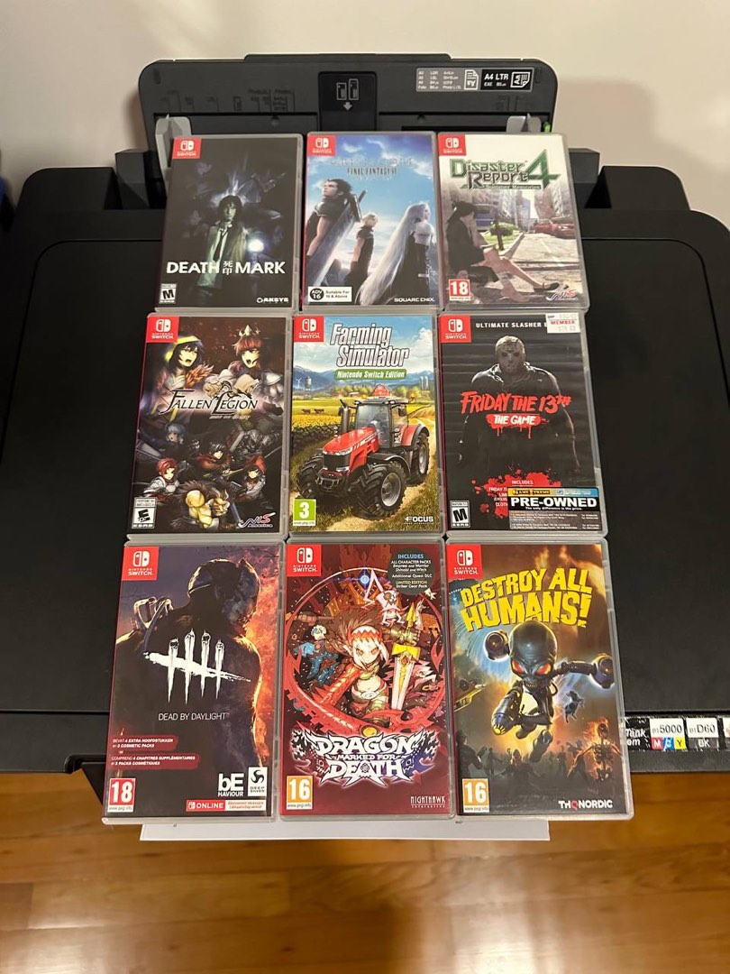 Nintendo Switch game Death of the mark / Crisis Core Final Fantasy 7 ...