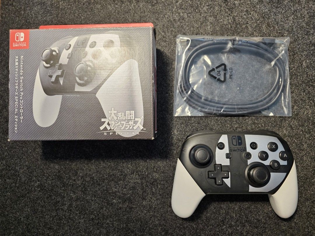Nintendo Switch Pro Controller Super Smash Bros Edition, Video Gaming ...