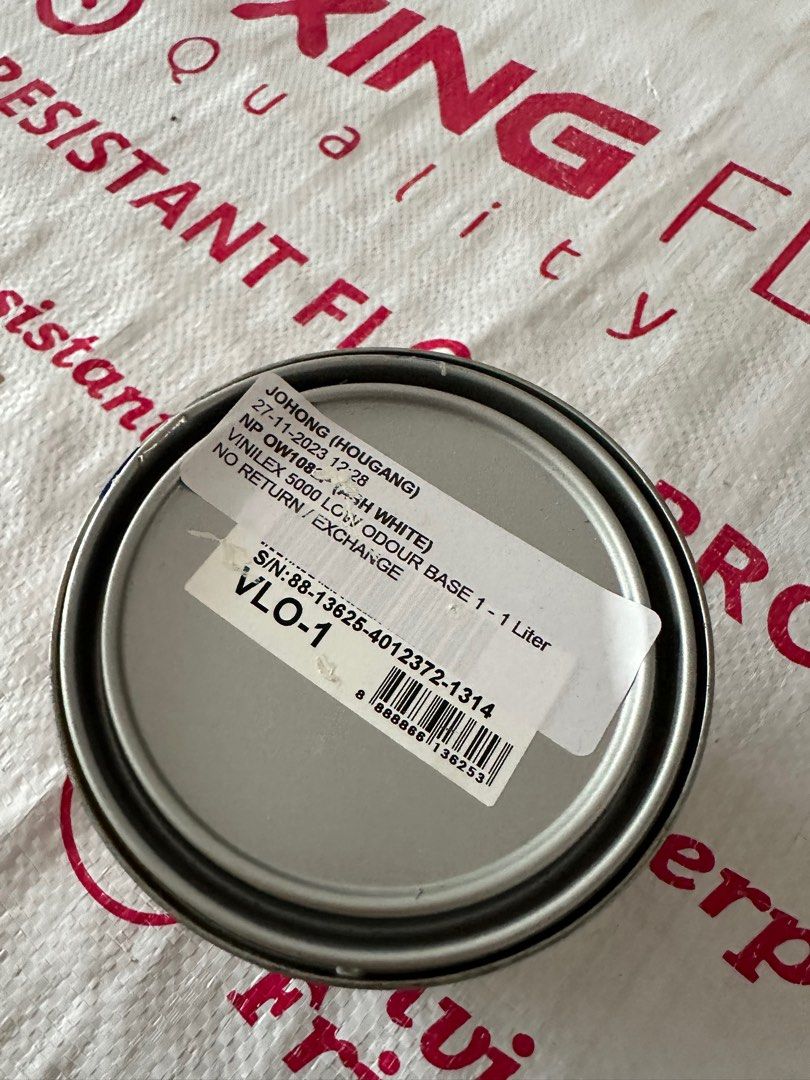 Nippon Paint Vinilex 5000 (Ash white), Furniture & Home Living, Home ...