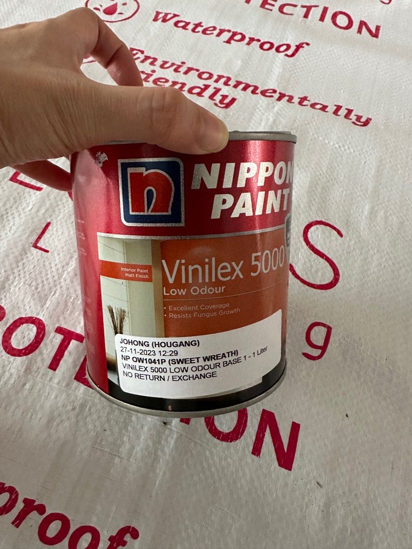 Nippon Paint Vinilex 5000 (sweet wreath), Furniture & Home Living, Home ...