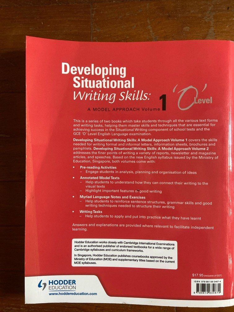 O-Level English Situational Writing Assessment, Hobbies & Toys, Books ...