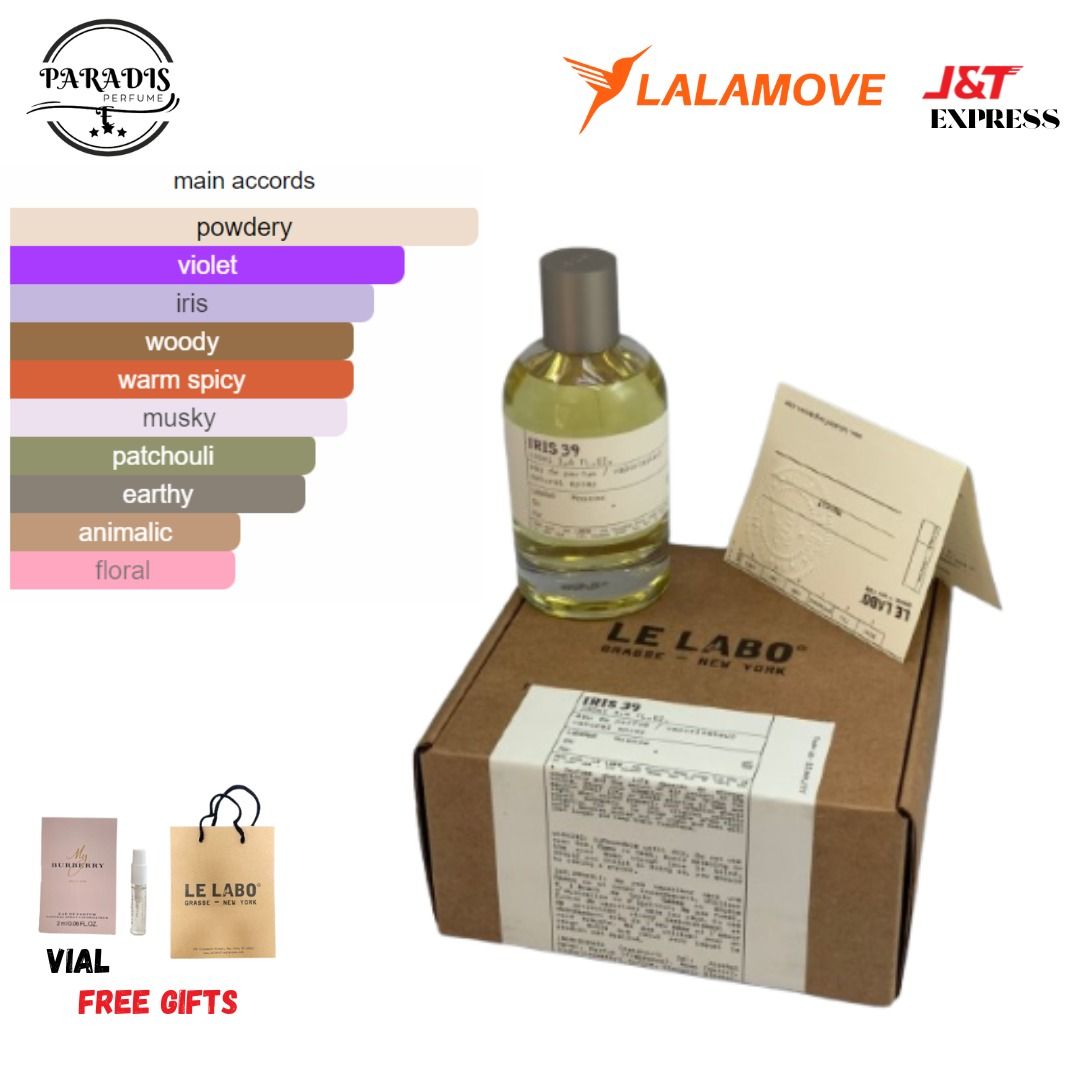 [ORIGINAL] AUTHENTIC LE LABO IRIS 39 EDP 100ML, Beauty & Personal Care, Fragrance & Deodorants ...