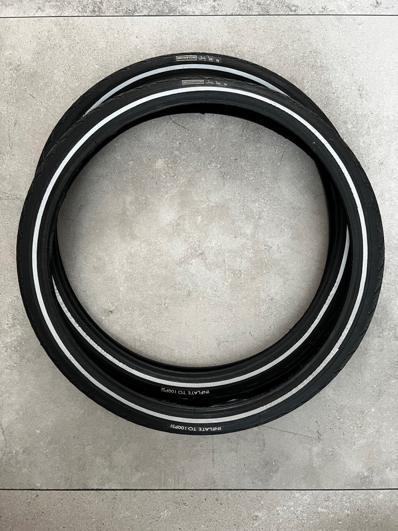 Original Brompton tires, Sports Equipment, Bicycles & Parts, Parts ...