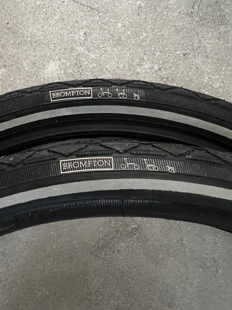 Original Brompton tires, Sports Equipment, Bicycles & Parts, Parts ...