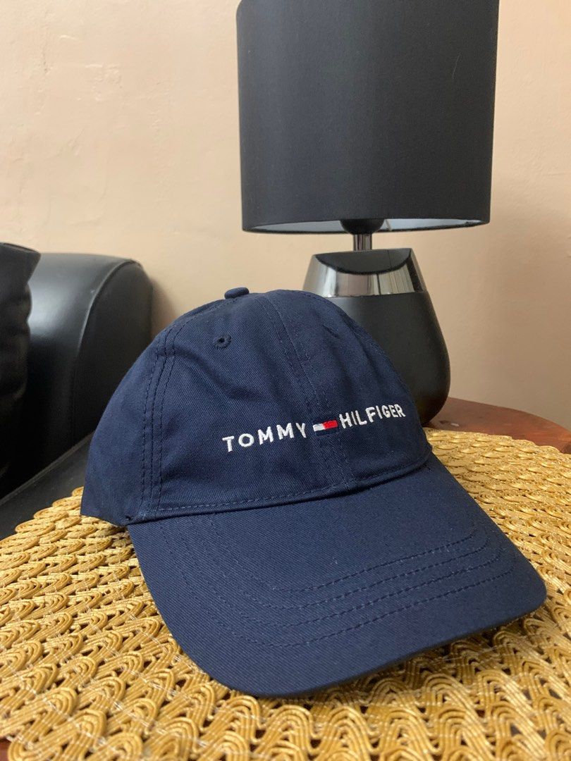 Original Tommy Hilfiger Baseball Cap/Hat (Navy Blue), Men's Fashion ...