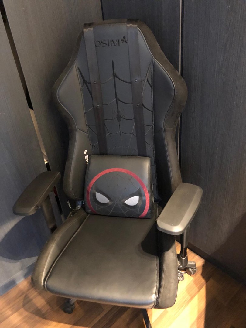 Osim uthrone massage gaming chair (Spider-Man edition), Furniture ...
