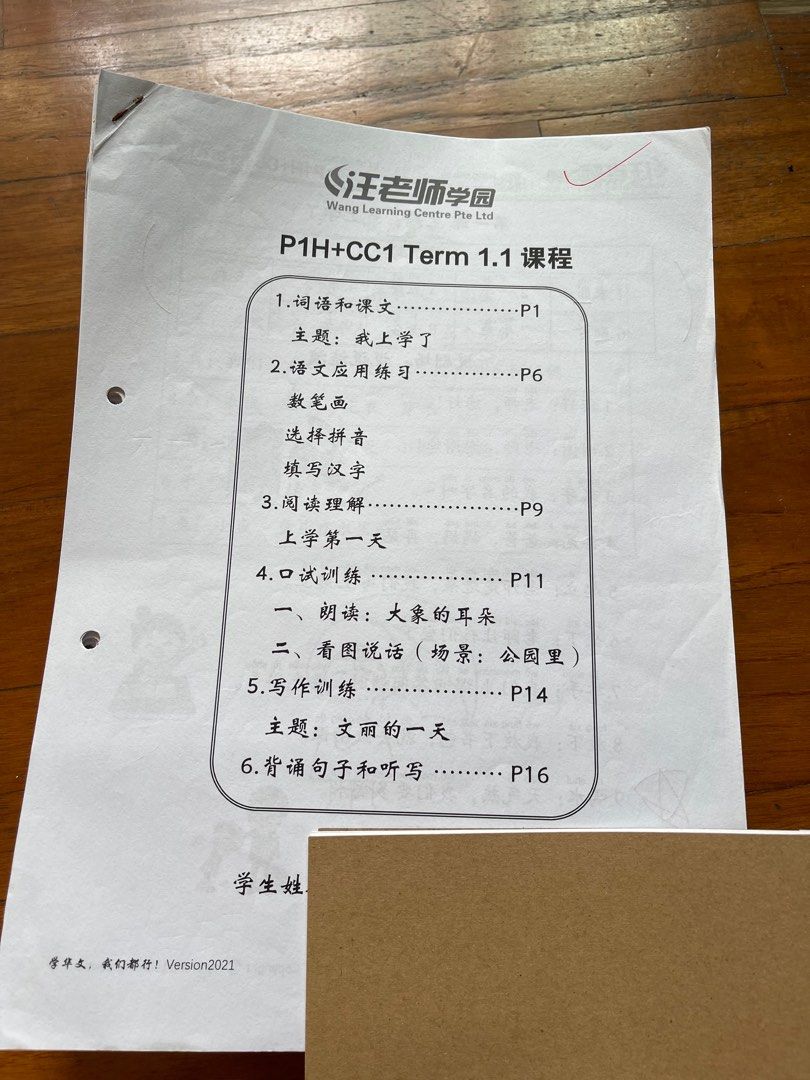 P1 Wang Lao Shi (wang learning centre) notes, Hobbies & Toys, Books ...