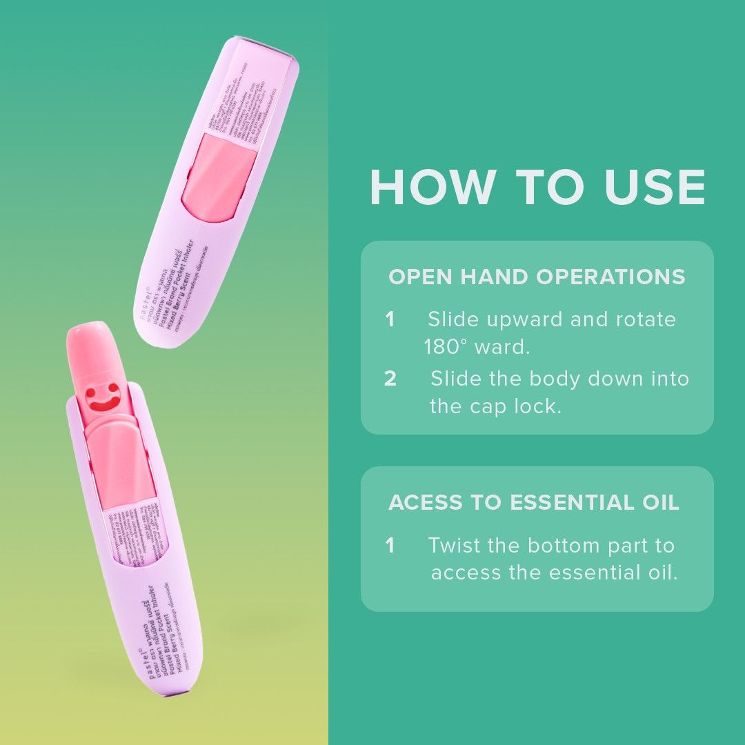 Pastel Inhaler Mixed Berry, Health & Nutrition, Medical Supplies ...