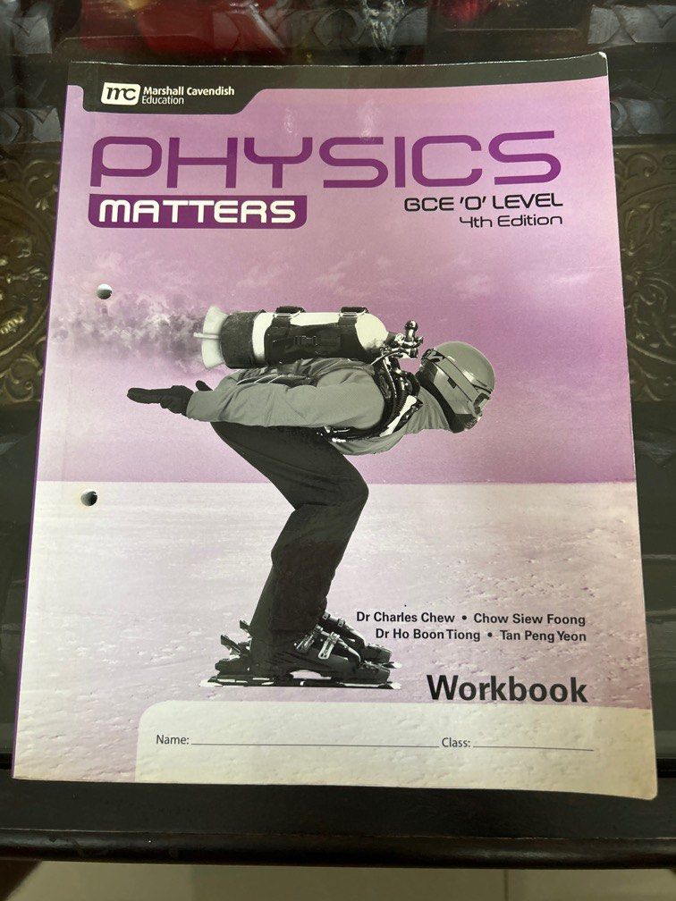 Physics Matters GCE O Level 4th Edition (Textbook and Workbook ...