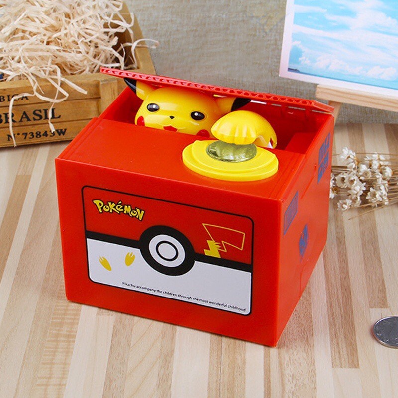 Pikachu Coin Bank with Box, Hobbies & Toys, Toys & Games on Carousell