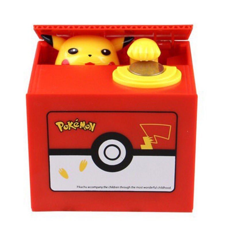 Pikachu Coin Bank with Box, Hobbies & Toys, Toys & Games on Carousell