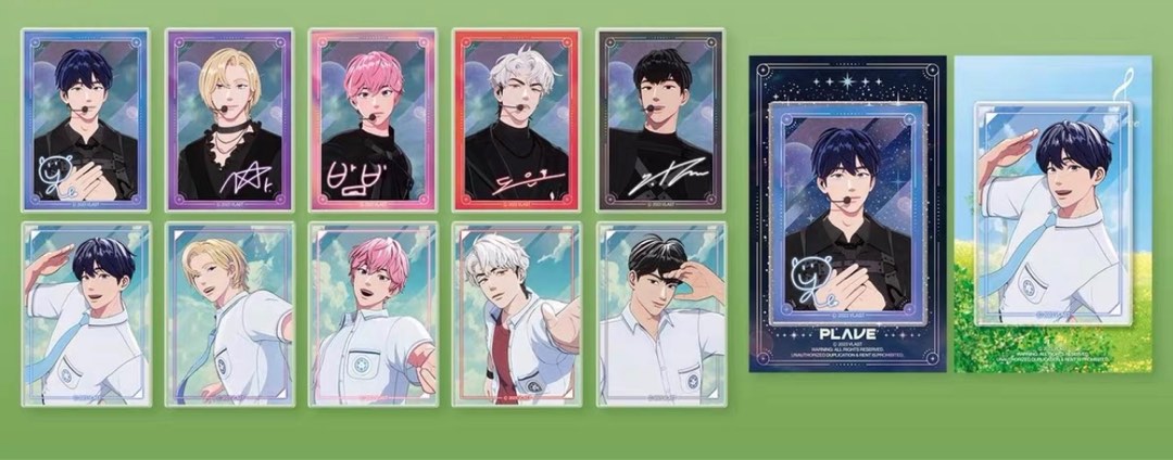 PLAVE X ANIPLUS CAFE ACRYLIC STAND, Hobbies & Toys, Collectibles & Memorabilia, K-Wave on Carousell