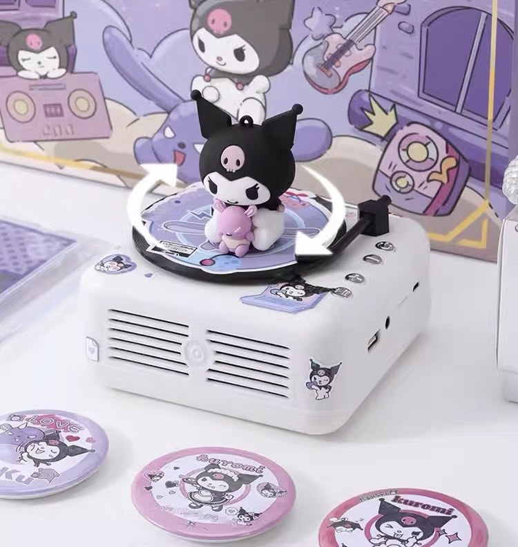 [PO] sanrio kuromi bluetooth speaker gift set, Audio, Soundbars ...