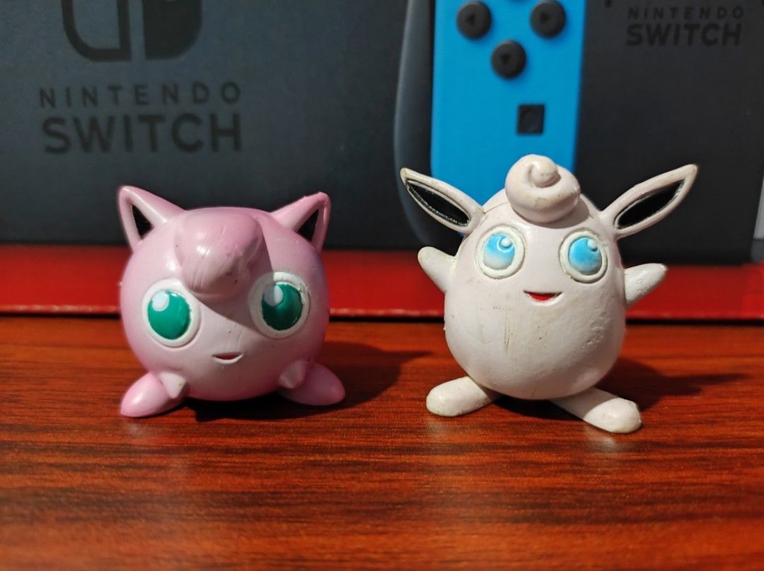 Pokemon Figures - Jigglypuff and Wigglytuff, Hobbies & Toys, Toys ...