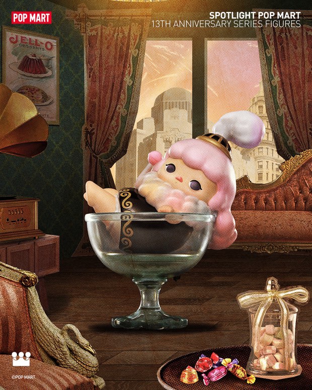 Pucky Pop Mart 13th Anniversary Figure, Hobbies & Toys, Toys & Games on ...