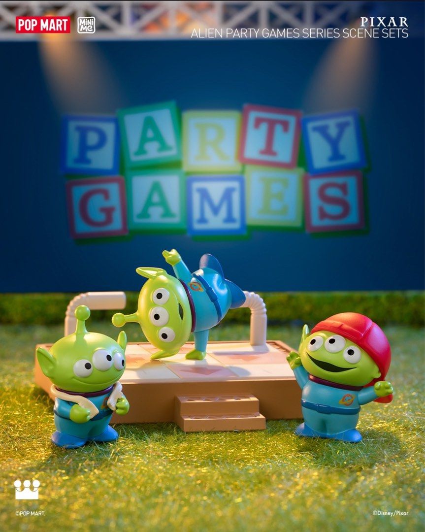 POP MART X PIXAR ALIEN PARTY GAMES - HAPPY DANCE MACHINE, Hobbies ...