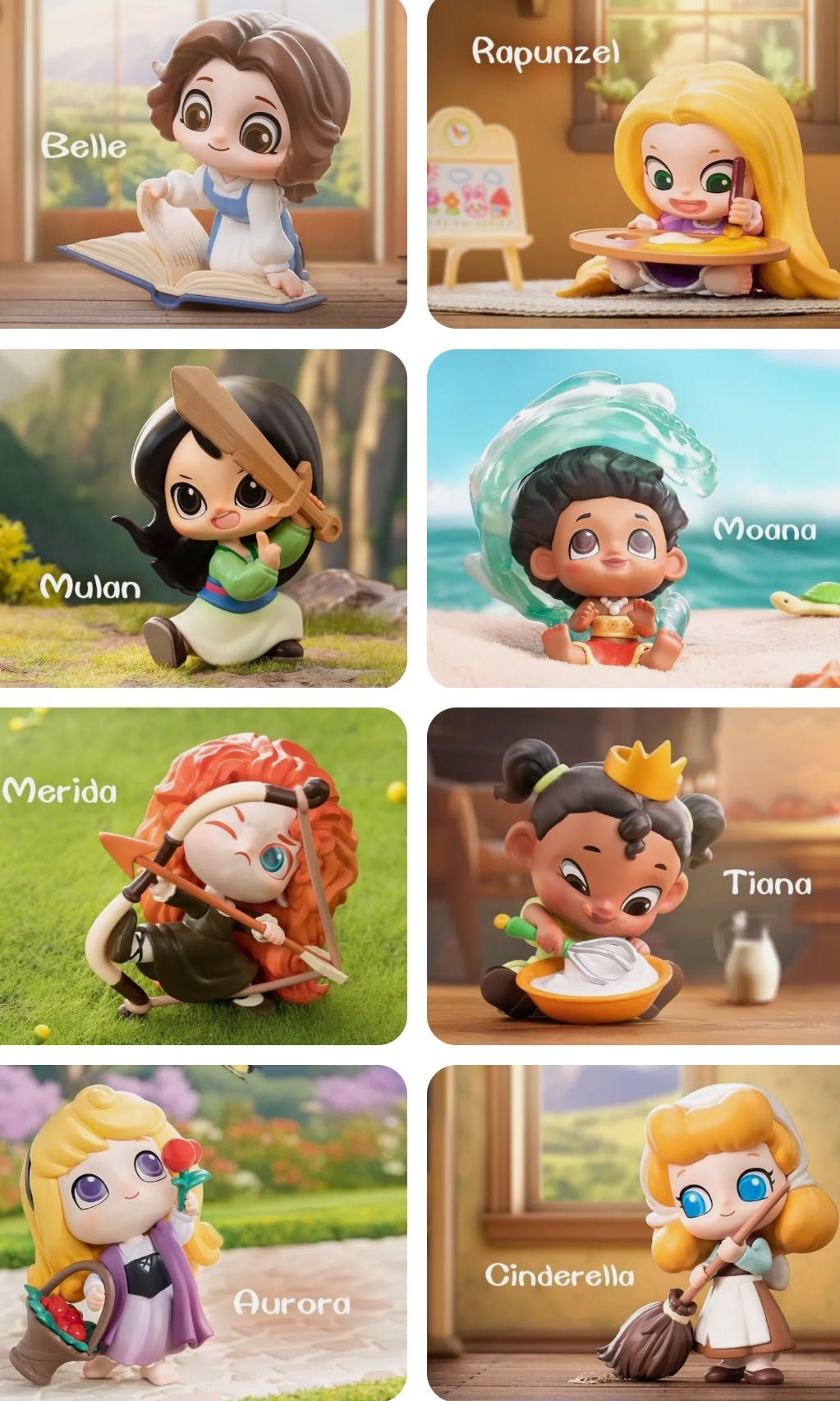 Popmart [Disney Princess Back to Childhood collection], Hobbies & Toys ...