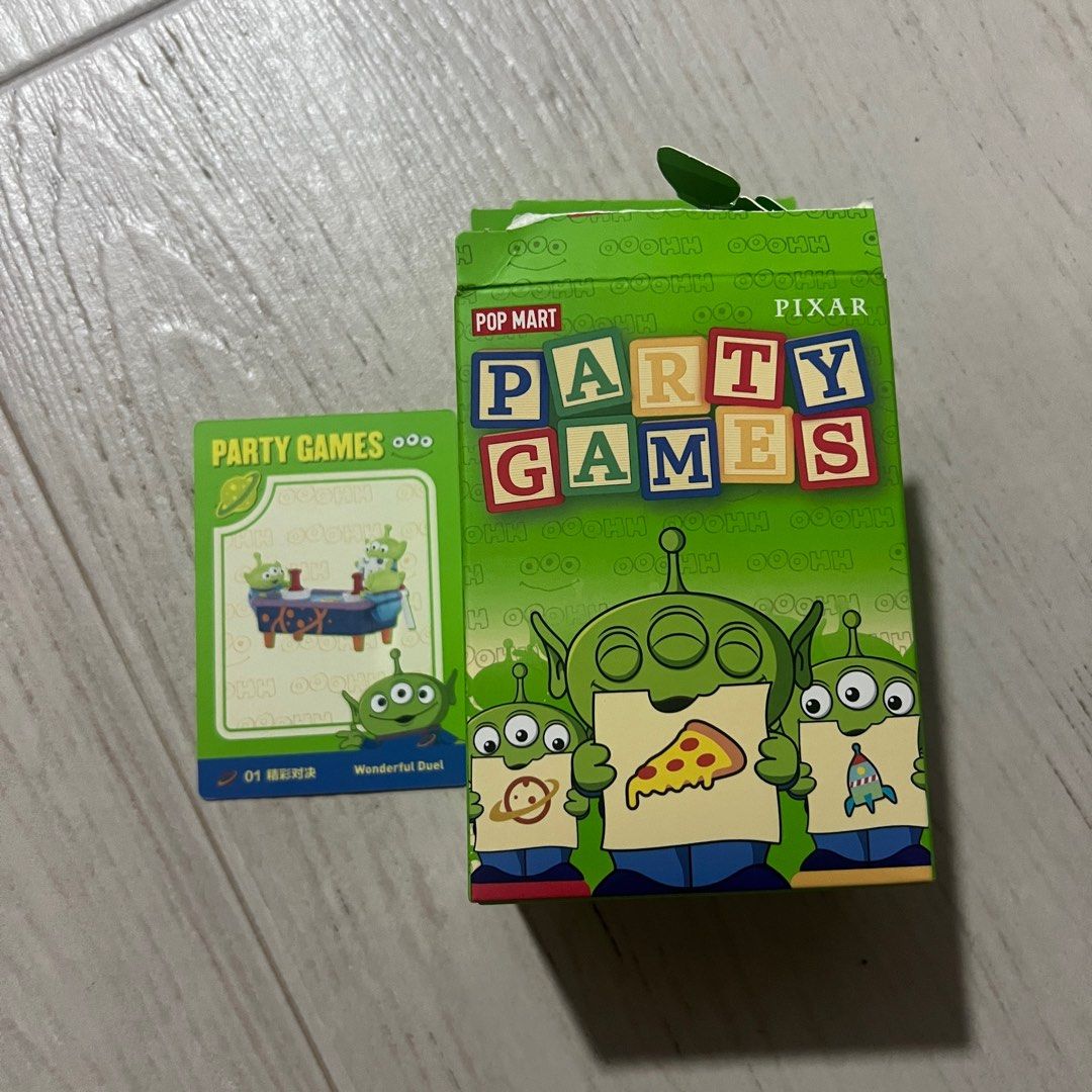 Popmart Pixar Alien Party Games (Wonderful Duel), Hobbies & Toys, Toys ...