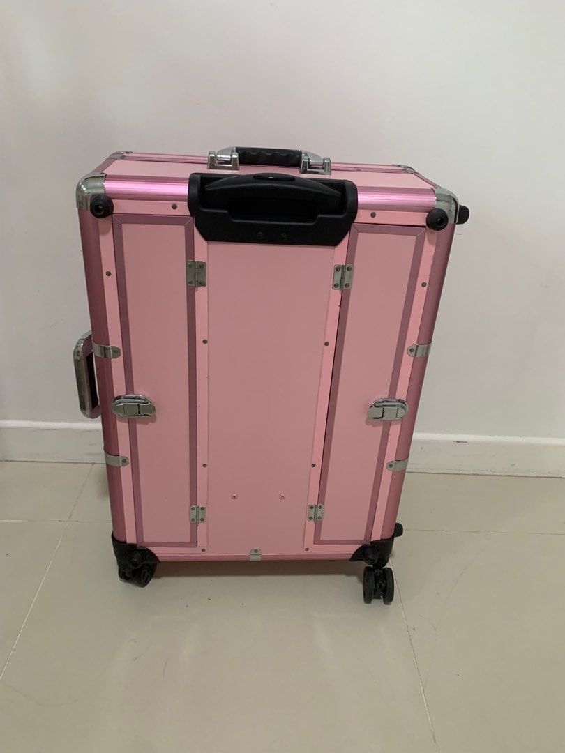 Portable Suitcase vanity table, Furniture & Home Living, Furniture ...