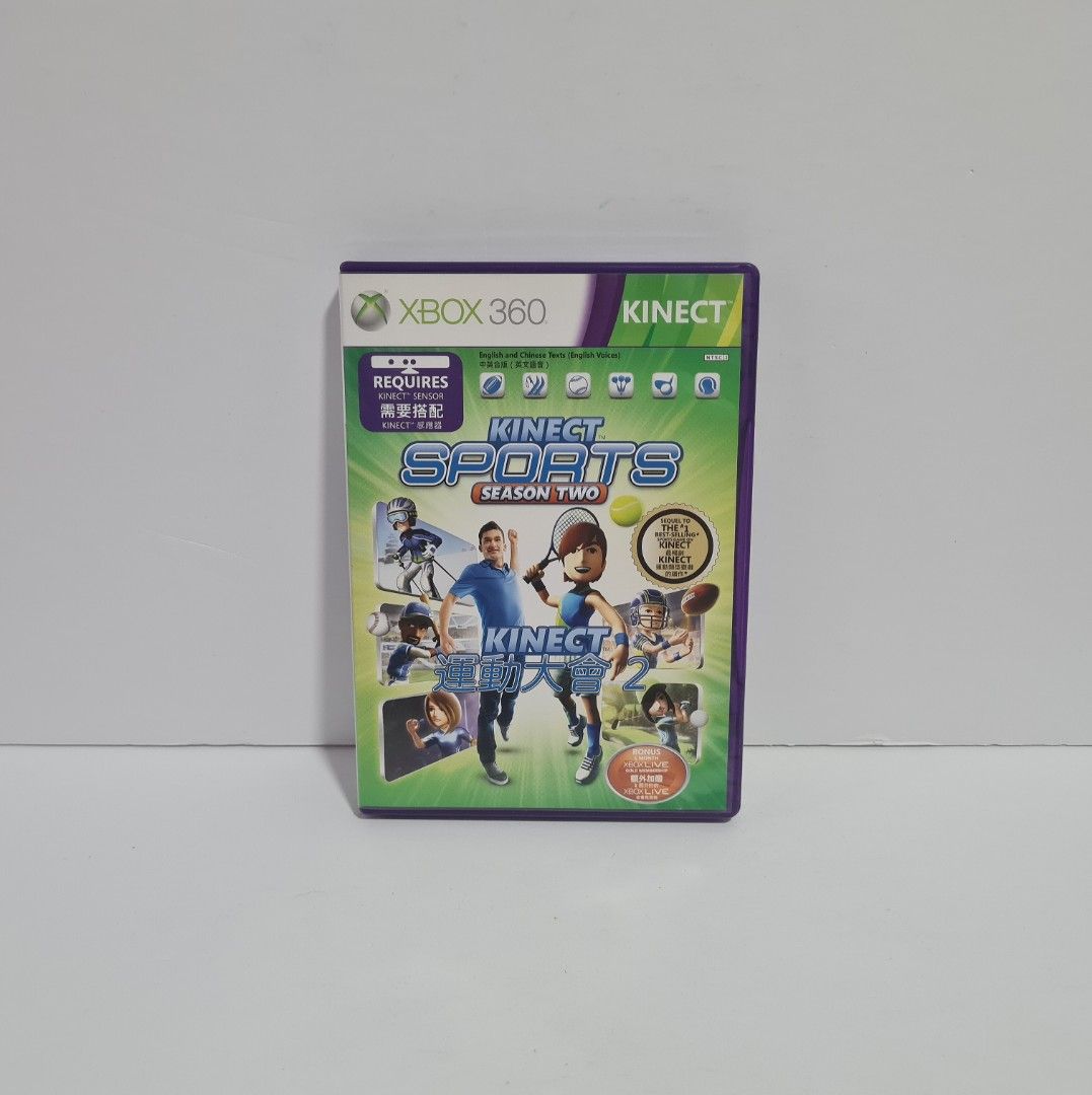 [Pre-Owned] Xbox 360 Kinect Sports Season Two Game, Video Gaming, Video ...