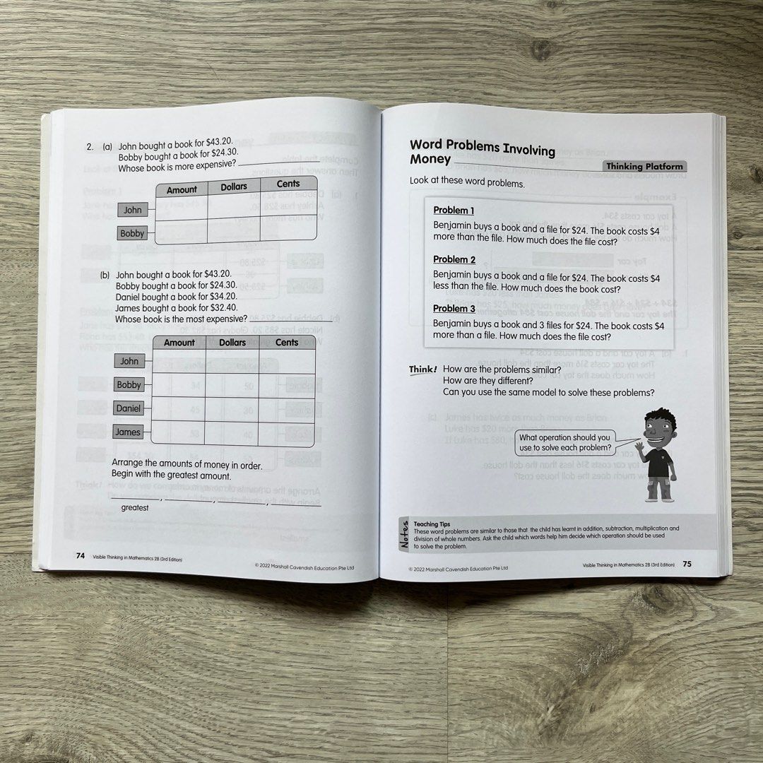 Primary 2 Math Assessment Book - Visible Thinking in Mathematics 2B ...