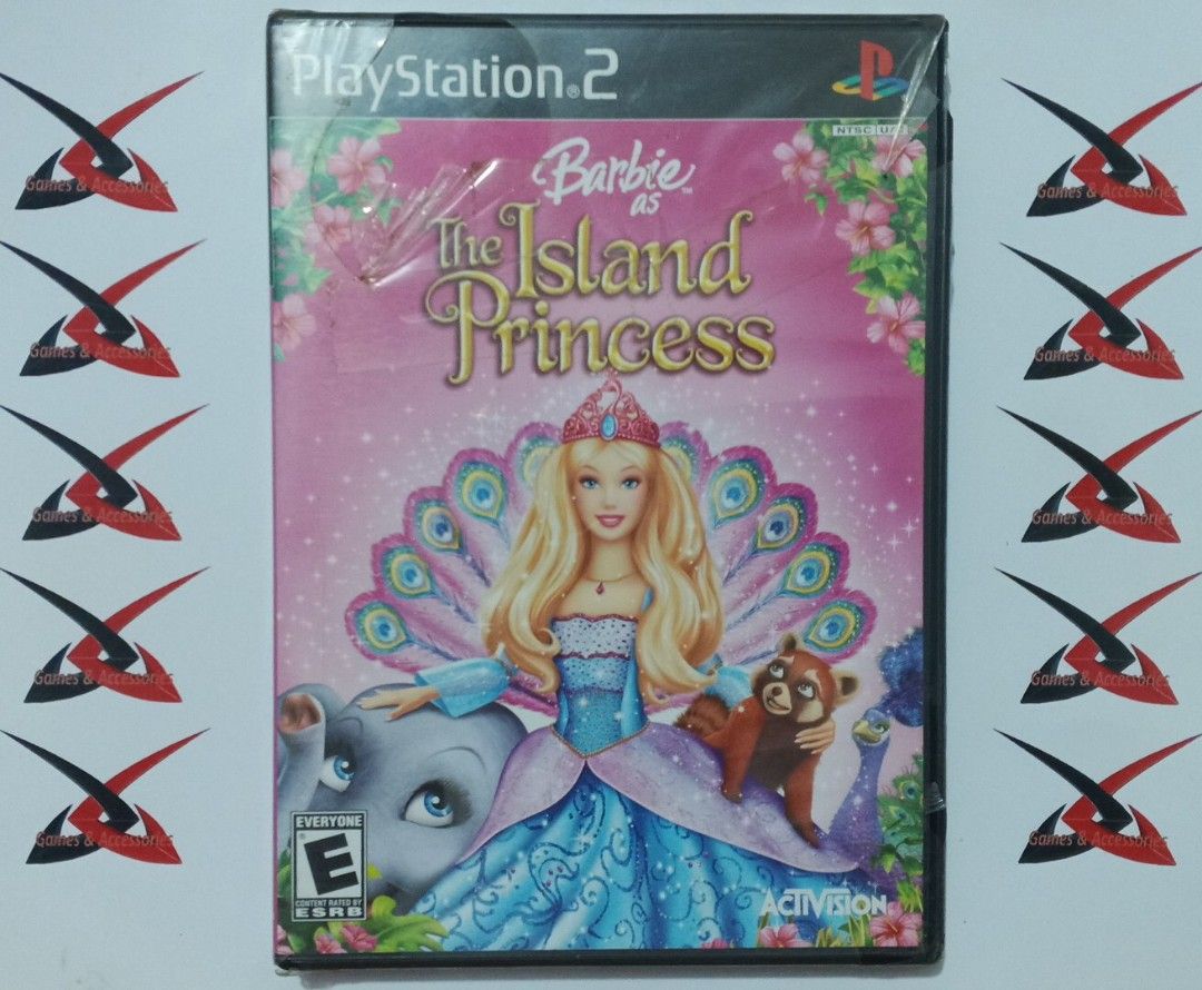 PS2 PlayStation 2 Game Barbie as The Island Princess NTSC U/C (Sealed ...