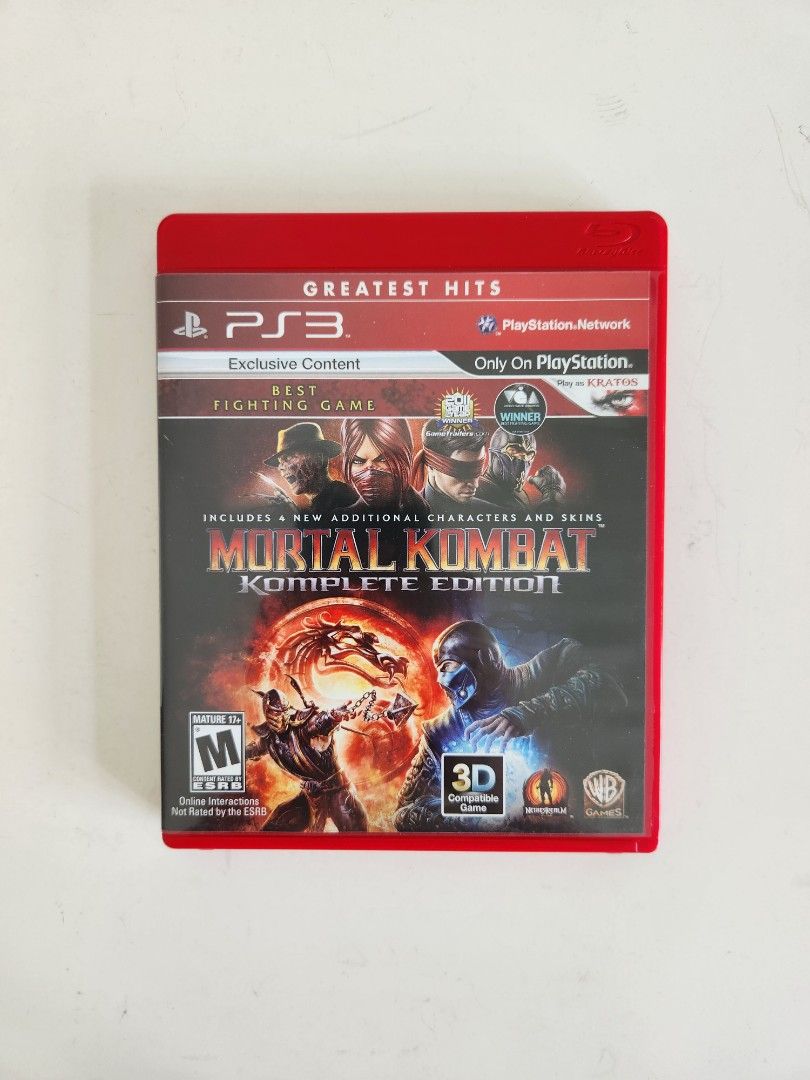 Ps3 Mortal Kombat Komplete Edition Video Gaming Video Games