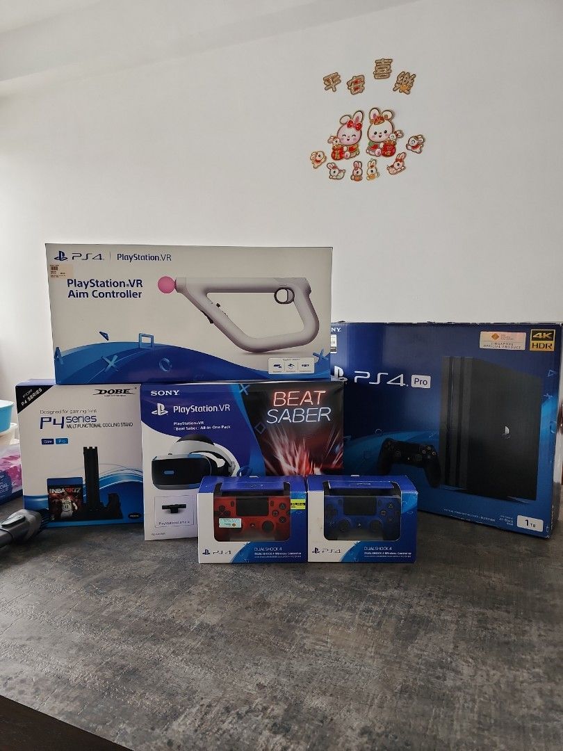 PS4 VR complete Set including video games, Video Gaming, Video Game ...