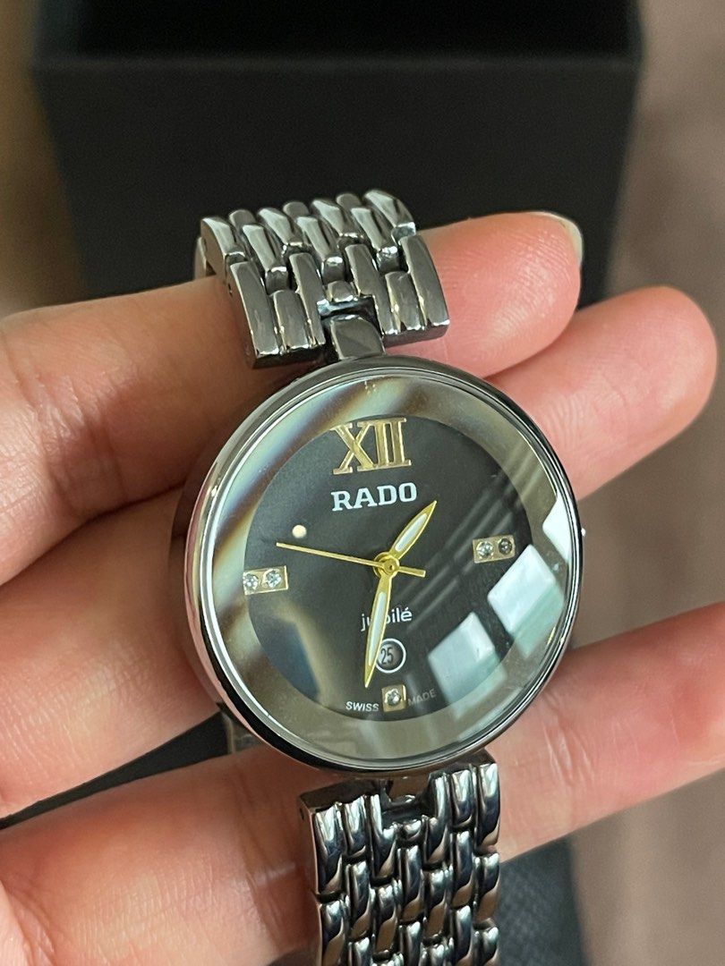 Rado watch black face, Women's Fashion, Watches & Accessories, Watches ...